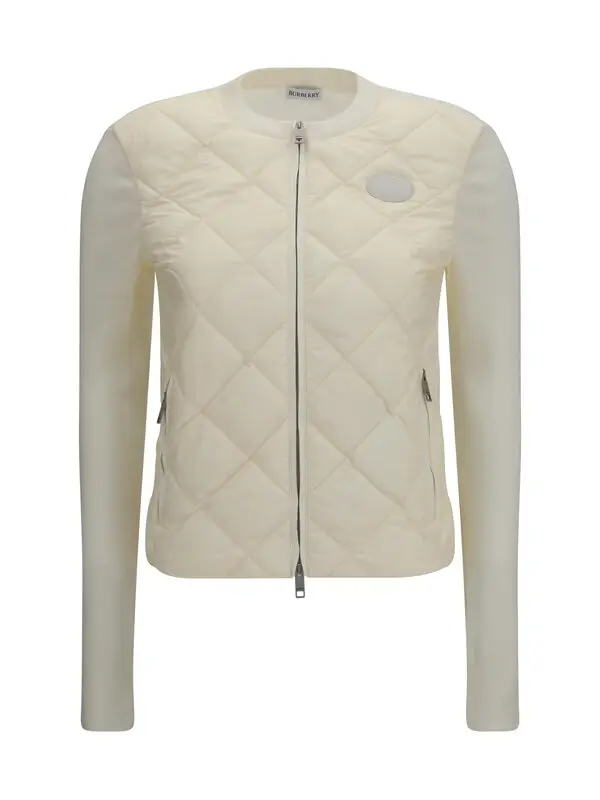 Burberry Quilted Knit Cardigan - Multicolor