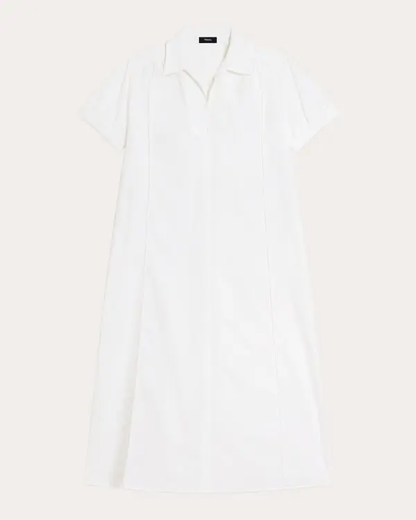 Theory Gathered Popover Dress