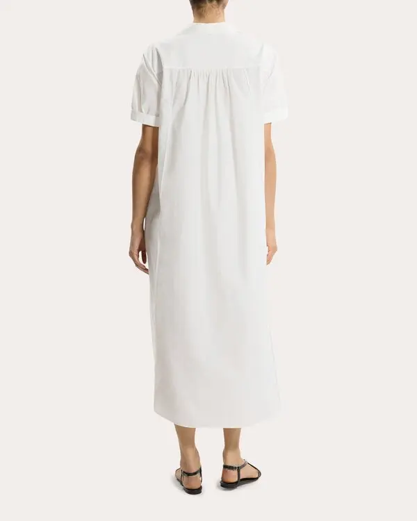 Theory Gathered Popover Dress