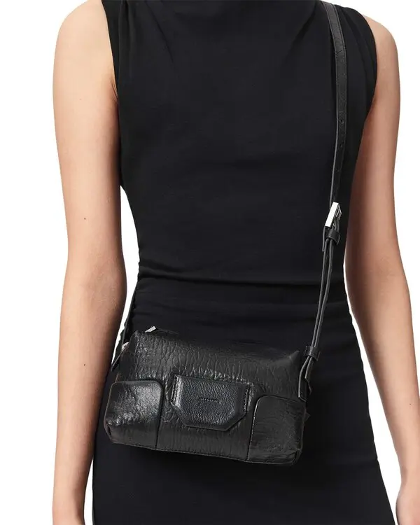 ALLSAINTS Ares Micro Leather Crossbody