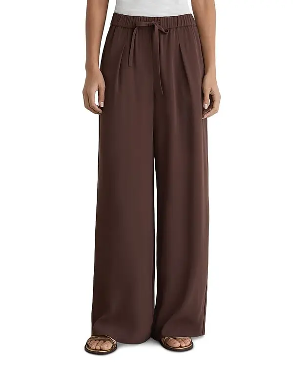 REISS Petite Elastic Waist Trousers