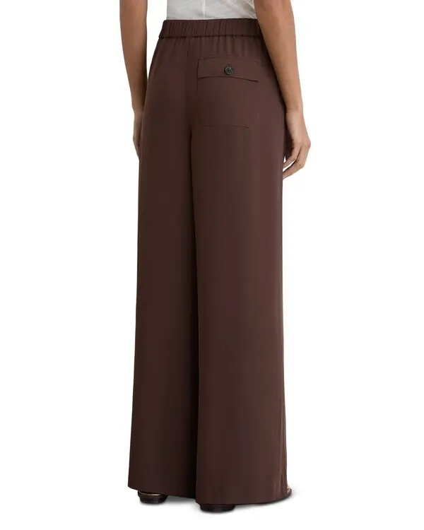 REISS Petite Elastic Waist Trousers