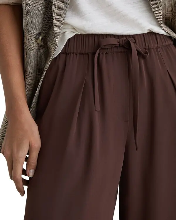 REISS Petite Elastic Waist Trousers