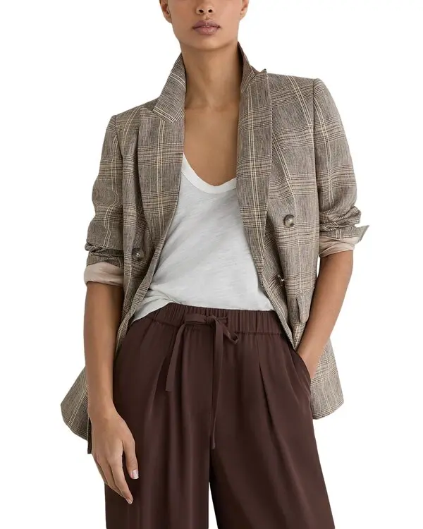 REISS Petite Elastic Waist Trousers