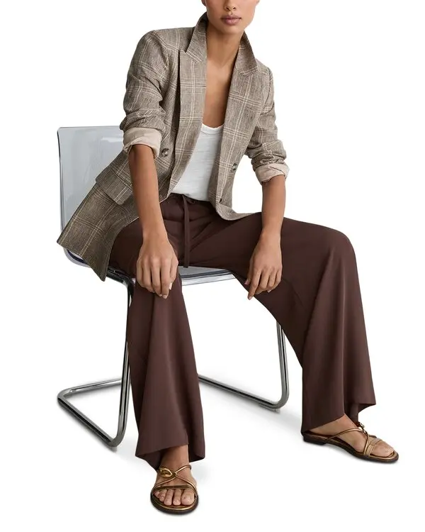 REISS Petite Elastic Waist Trousers