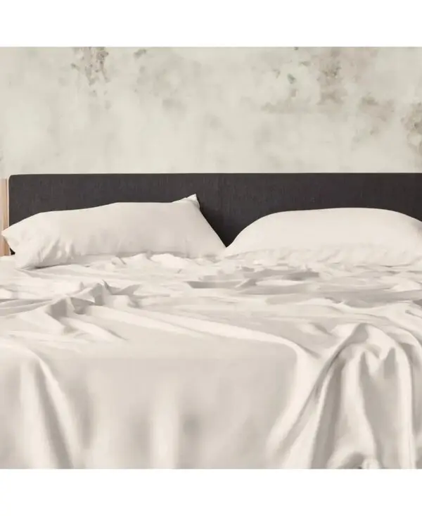 ETTITUDE Luxe Cleanbamboo Sateen+ Duvet Cover, Full/queen - Stone