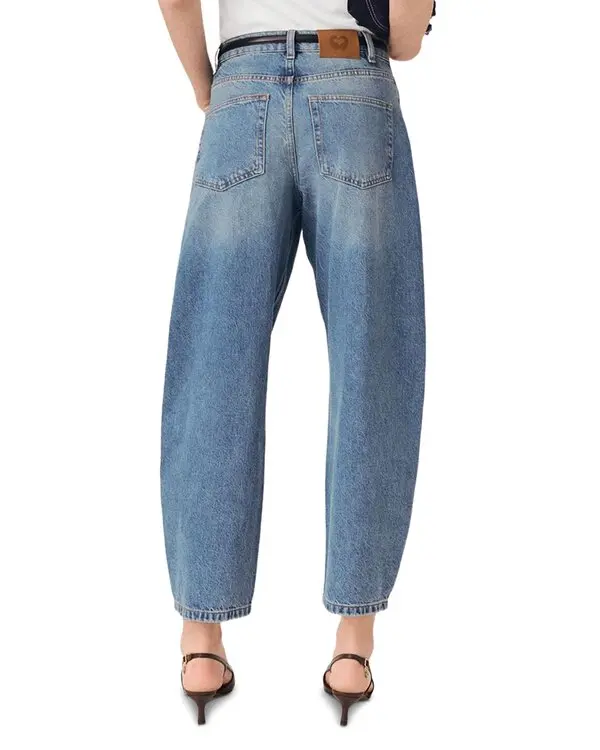 Maje High Rise Balloon Jeans