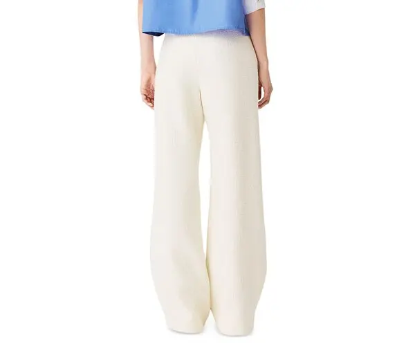 Maje Lurex Tweed High Rise Pants