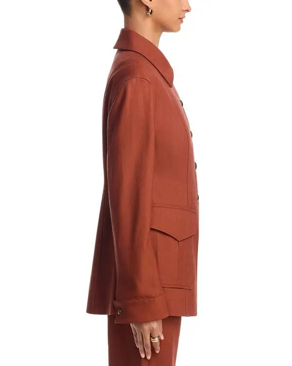 Veronica Beard Laramie Dickey Point Collar Jacket