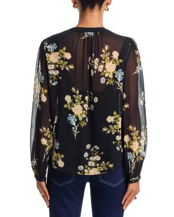 Veronica Beard Ashlynn Silk Blouse