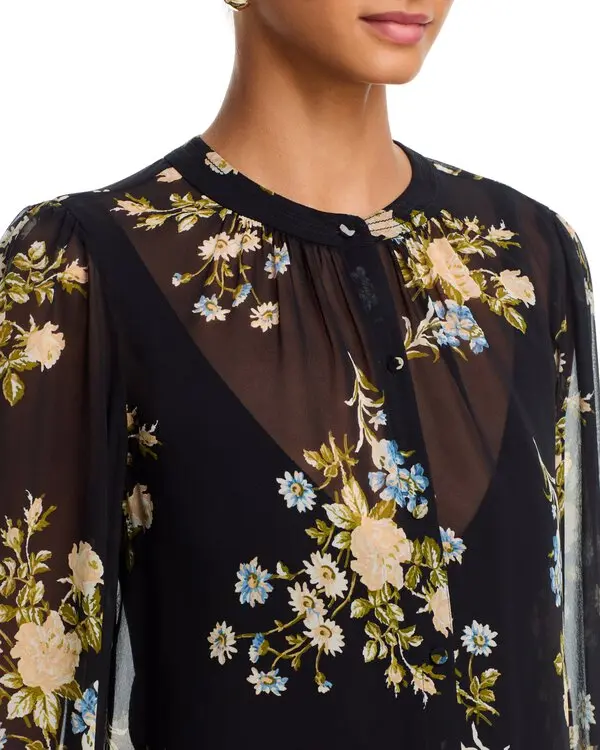 Veronica Beard Ashlynn Silk Blouse