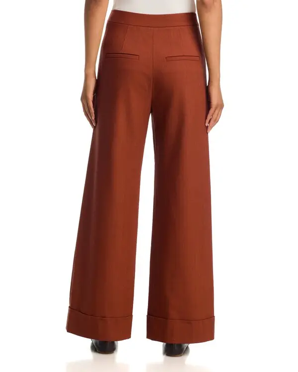Veronica Beard Darrell Wide Leg Pants