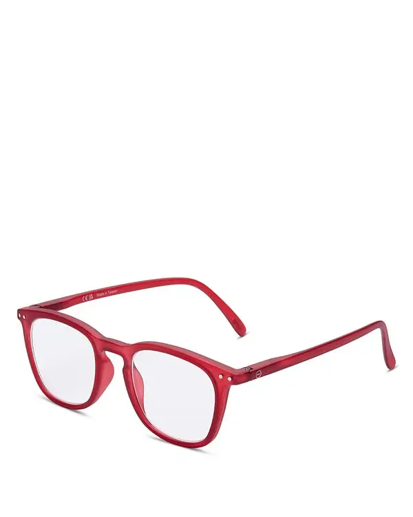 IZIPIZI Square Frame Reading Eyeglasses - Cherry Red