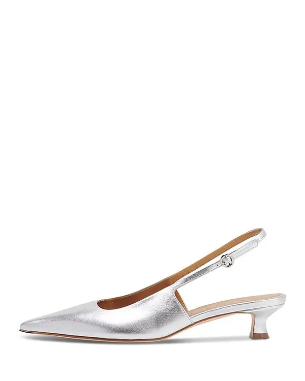 AeydĒ Catrina Slingback Kitten Heel Pumps