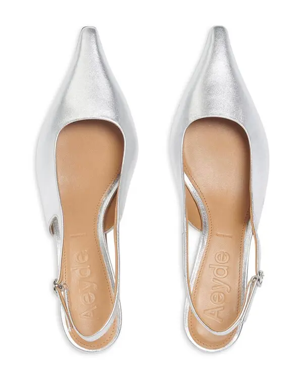 AeydĒ Catrina Slingback Kitten Heel Pumps