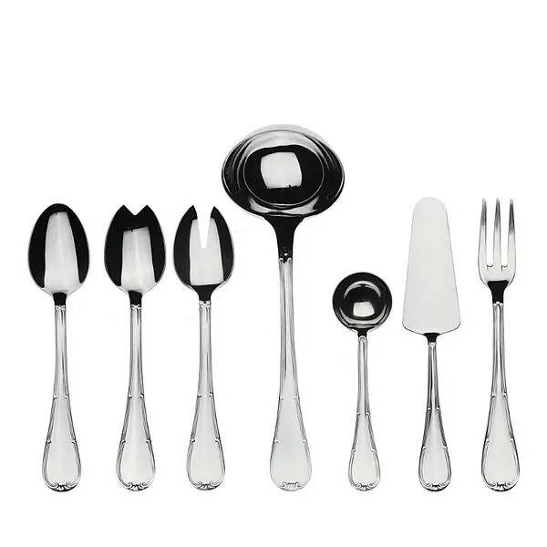 MEPRA Raffaello 7-piece Serving Set In Mirror Finish - Silver