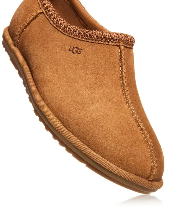 UGG Tasman Leather Deconstructed Clogs - Chestnut