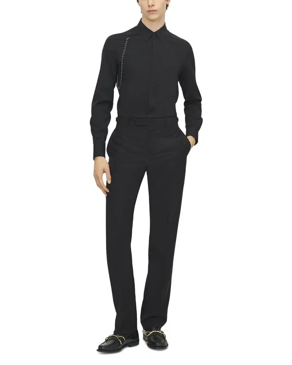 Alexander McQueen Stretch Chain Harness Shirt