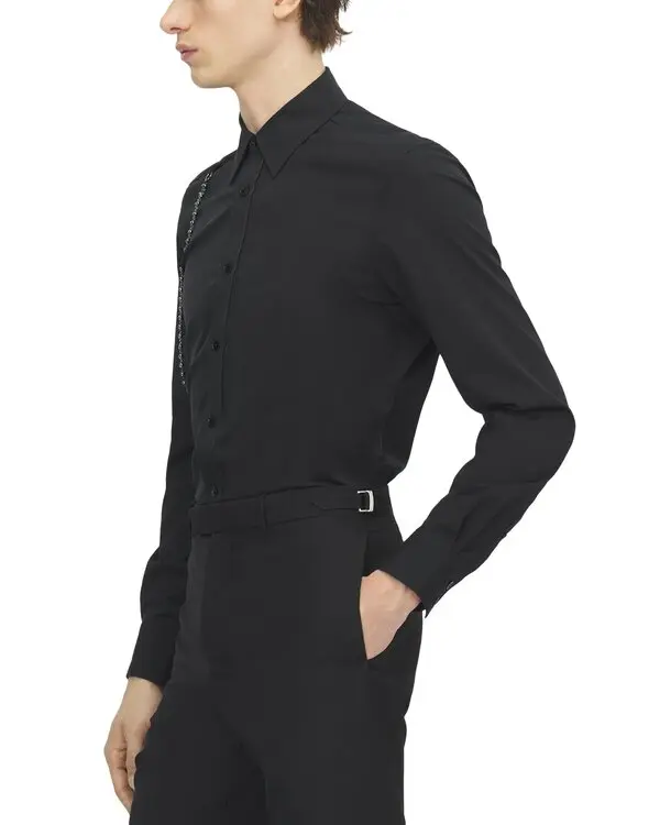 Alexander McQueen Stretch Chain Harness Shirt