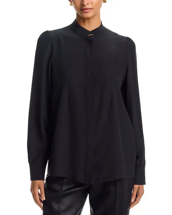 Alexander McQueen Wishbone Silk Shirt