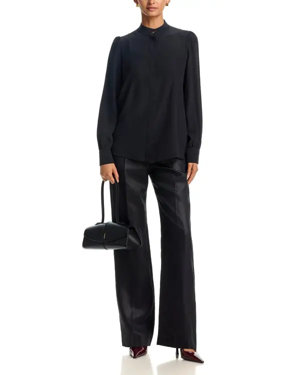 Alexander McQueen Wishbone Silk Shirt