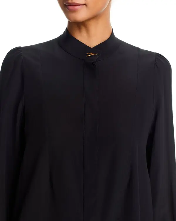 Alexander McQueen Wishbone Silk Shirt