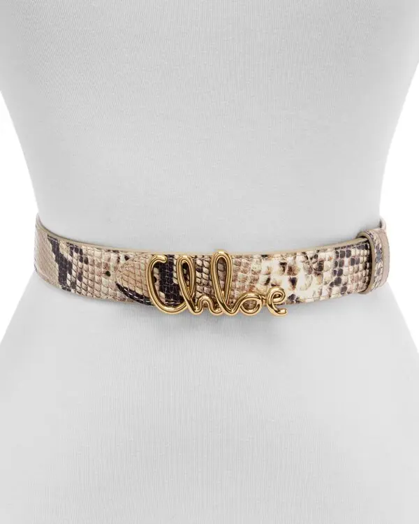 Chloé Iconic Reversible Leather Belt