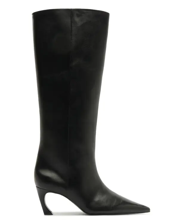 Schutz Lexi Leather Mid Boots