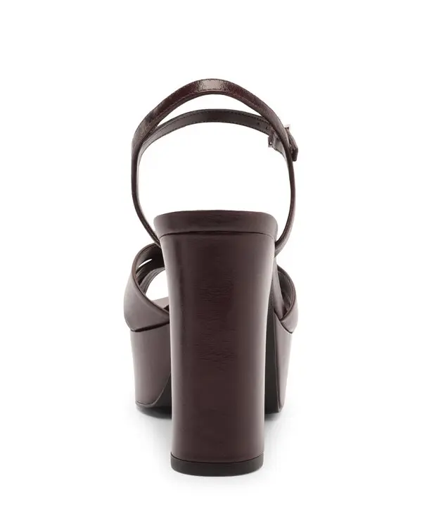 Schutz Keefa Leather Platform Sandals