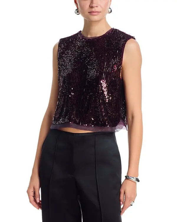 Simkhai Cydia Sleeveless Top - Fig