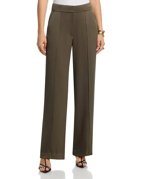 Simkhai Kyra Classic Woven Wide Leg Pants