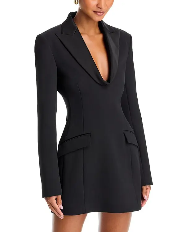 Simkhai Marina Blazer Mini Dress - Black