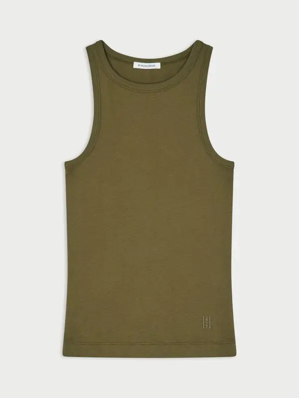 BY MALENE BIRGER Mani Organic Cotton Tank Top - Hunt
