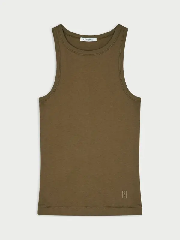 BY MALENE BIRGER Mani Organic Cotton Tank Top - Hunt