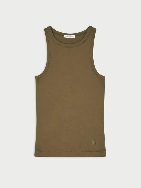 BY MALENE BIRGER Mani Organic Cotton Tank Top - Hunt