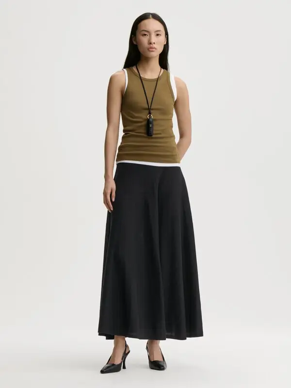 BY MALENE BIRGER Mani Organic Cotton Tank Top - Hunt