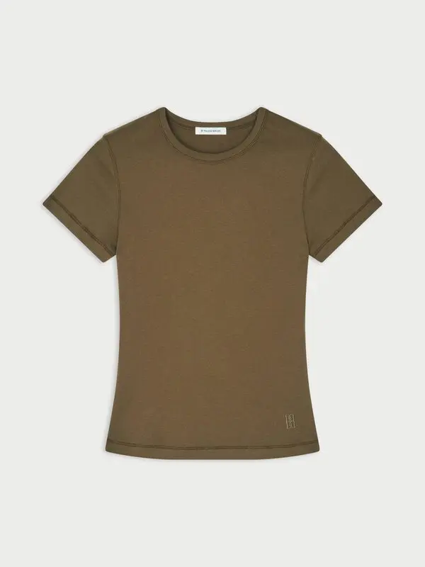 BY MALENE BIRGER Alicia Organic Cotton T-shirt - Hunt