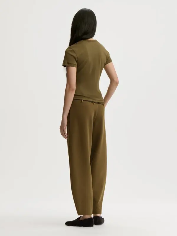 BY MALENE BIRGER Alicia Organic Cotton T-shirt - Hunt