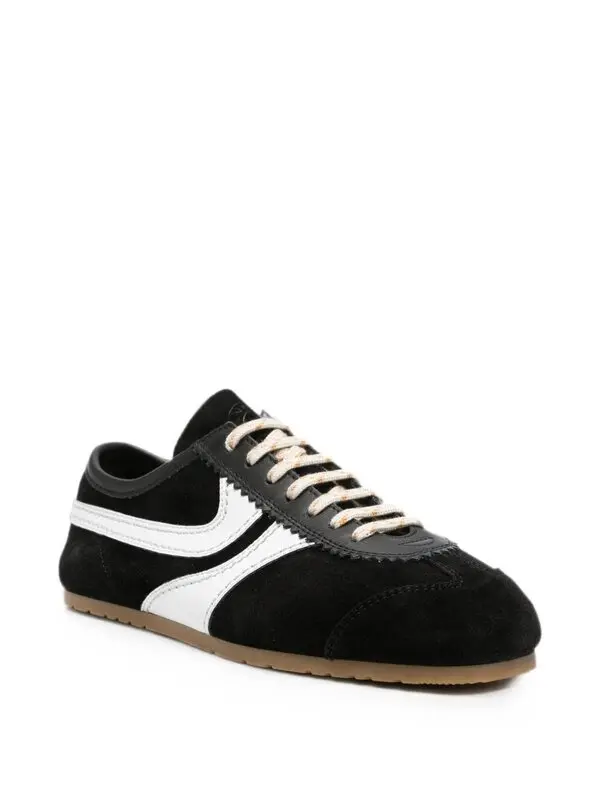Dries Van Noten Suede Leather Sneakers