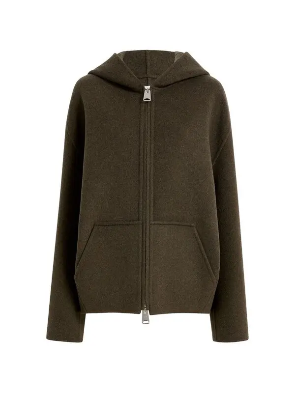 Khaite Dolem Wool Blouson Jacket - Brown
