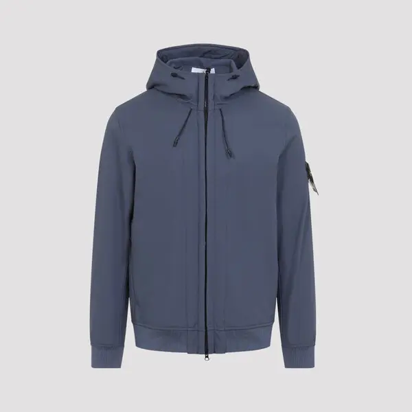 Stone Island Fw26 Technical Down Jacket With Stretch Polyester Blend