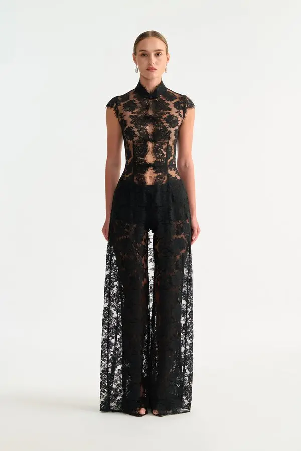 SAU LEE Saphina Lace Pant
