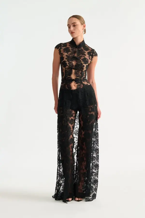 SAU LEE Saphina Lace Pant
