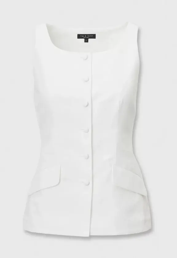 Rag & Bone Lola Boatneck Vest