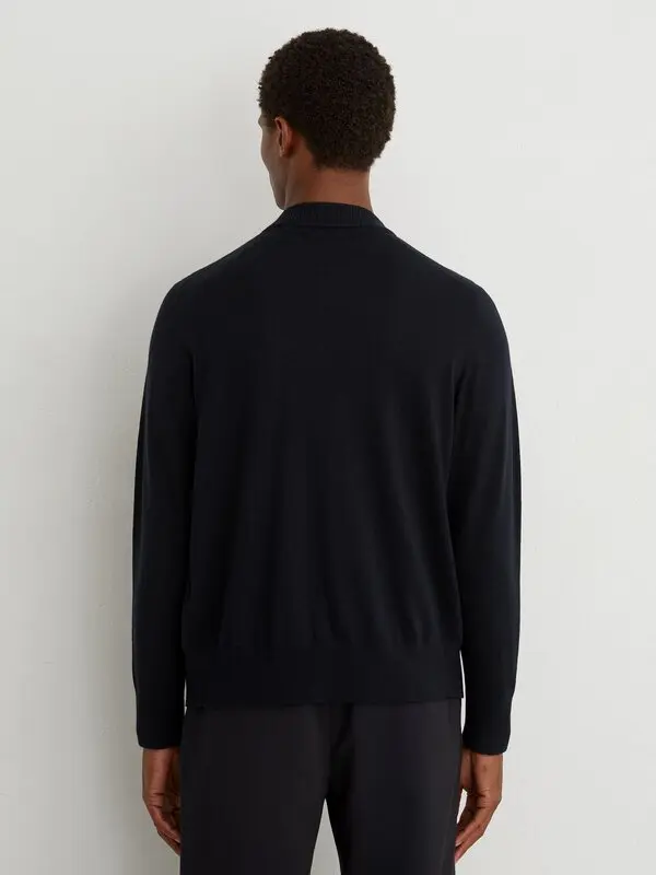 REISS Ashcroft Merino Wool V-neck Cardigan