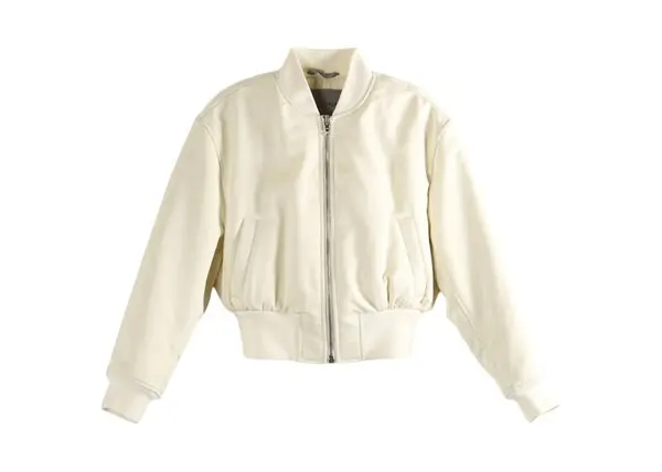 Balenciaga Cropped Bomber Jacket