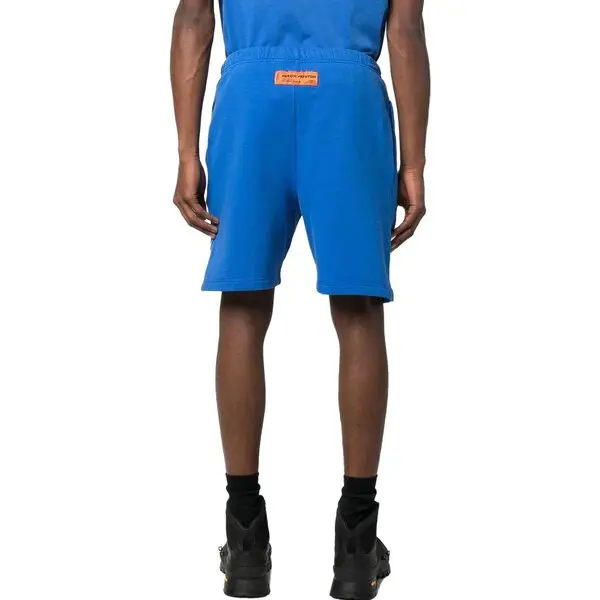 Heron Preston Athletic Shorts With Graphic Appliqu