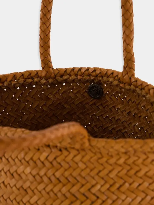 Dragon Diffusion Grace Basket Small Woven Leather Bag