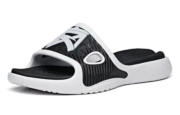 ANTA Slip-on Sandals - Black/white