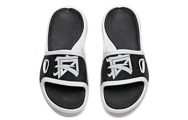 ANTA Slip-on Sandals - Black/white